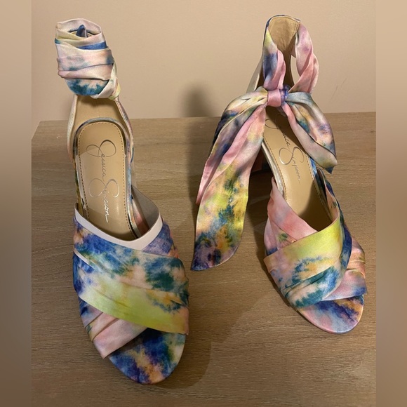 Jessica Simpson | Shoes | New Pastel Multi Jessica Simpson Heel | Poshmark
